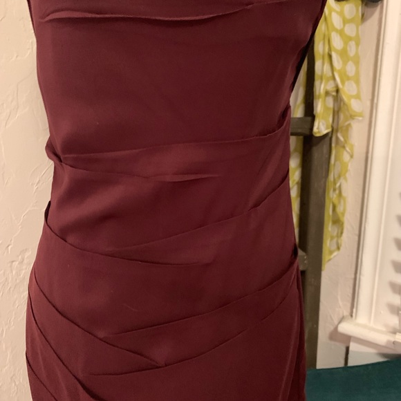 Express | Dresses | Ruched Front Dress With Full Back Zip | Poshmark